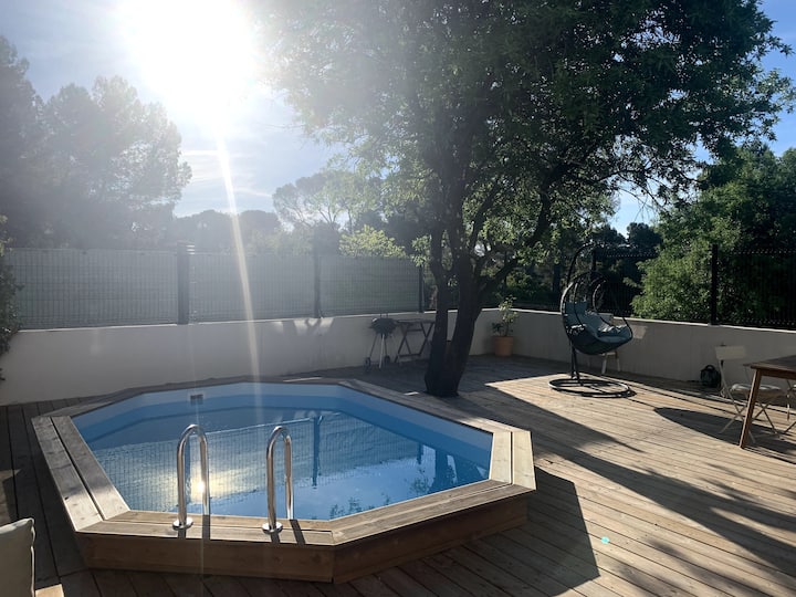 Villa Avec Piscine Au Cœur De La Garrigue - Castelnau-le-Lez