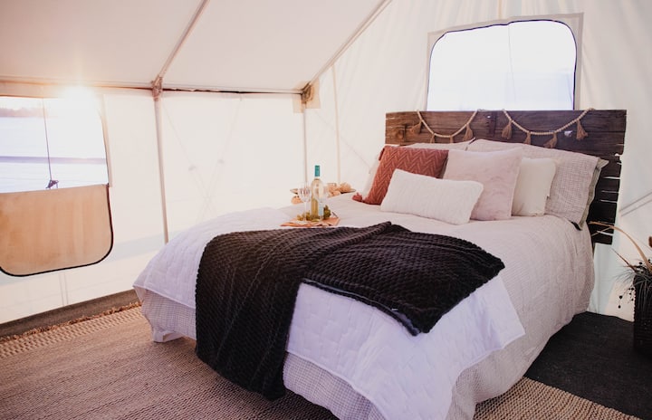 Canvas Tent #2 Pine Creek Lodge - Montana