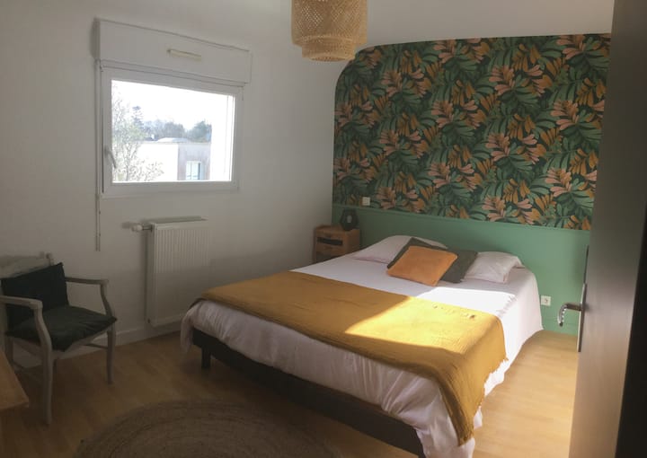 Chambre Dans Agréable Maison De Ville Avec Jardin - Saint-Brieuc