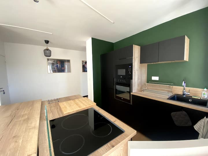 T2 Centre - Balcon Avec Vue & Parking Gratuit - Royat
