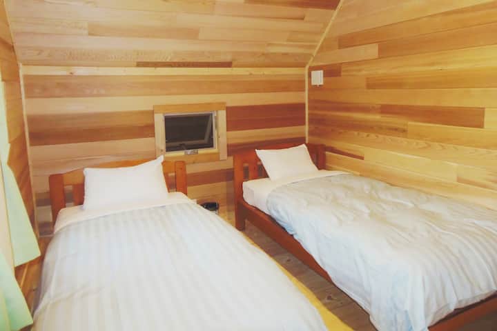 Log-house/with Kitchen & Terrace/4 Pl - Karuizawa