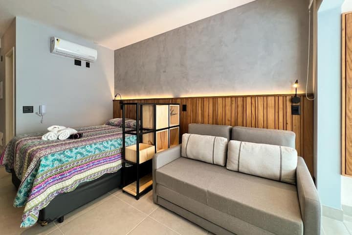 Loft Platinum - Novo Apê Perto Do Prq. Ibirapuera - Moema