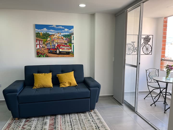 Cozy Apt W/balcony In The Heart Of Sabaneta - Sabaneta