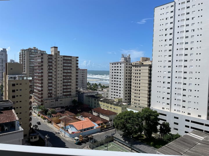 Apto Vista Para O Mar C/ Garagem 6x Sem Juros - Praia Grande