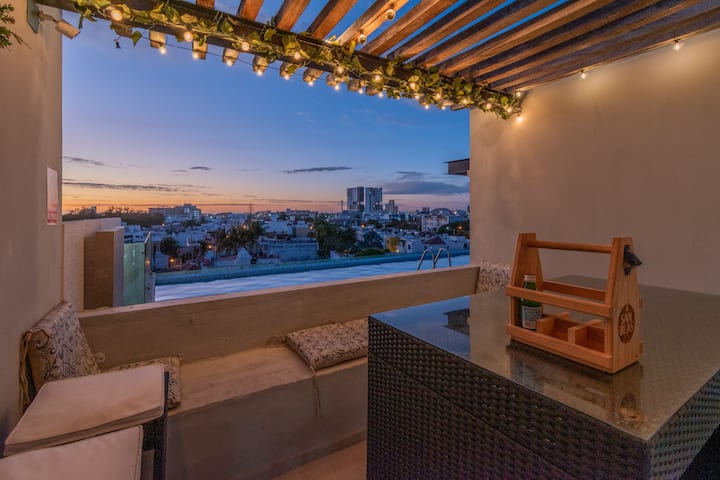 Penthouse Con Terraza En Zona Dorada - Mazatlan