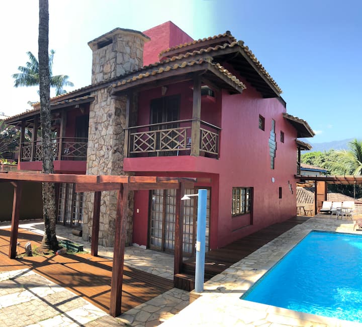 Casa Maresias 5 Suítes Beach Tenis Próxima A Praia - São Sebastião