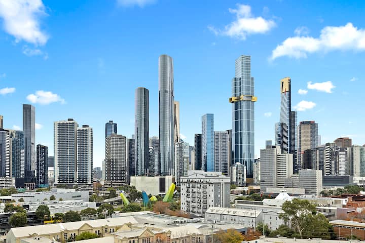Beau - Stunning Southbank With City Views Parking - Melbourne