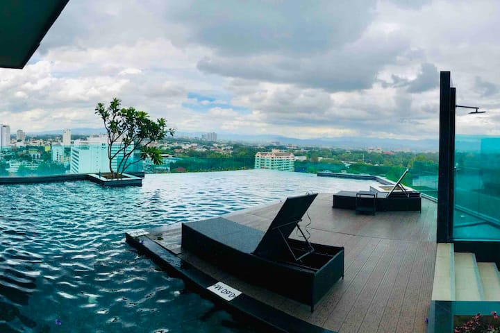 Top Pool And Mountain View 2 Br The Astra Condo - Chiang Mai