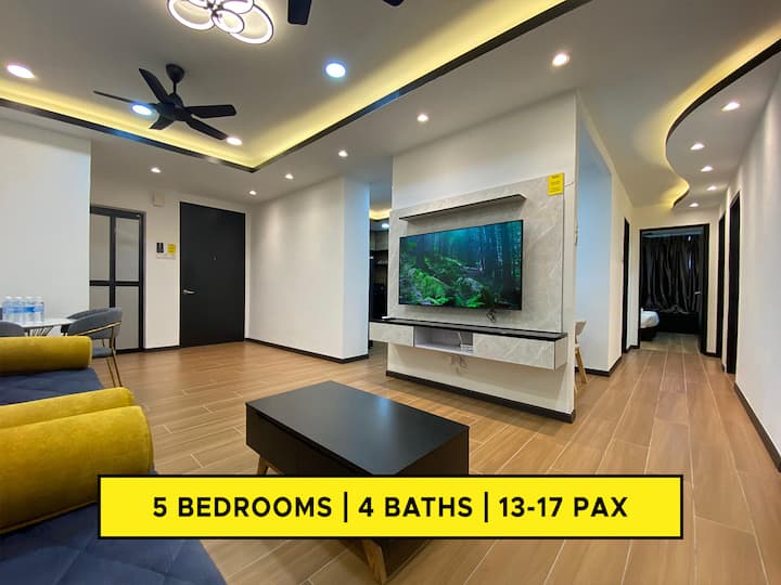 Bukit Bintang 13pax-17pax 5br - Kuala Lumpur