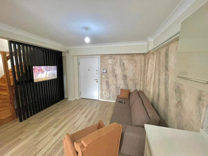 D10 New Balcony Terrace Duplex Apartment - Istanbul