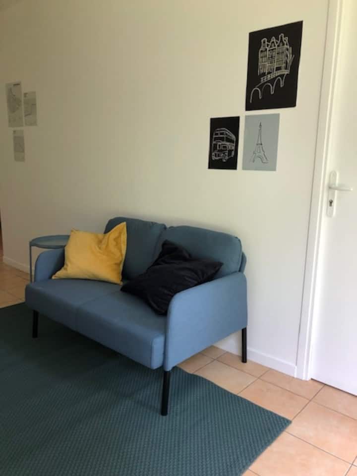 Full Flat Furnished Near Paris For 4 - Palaiseau