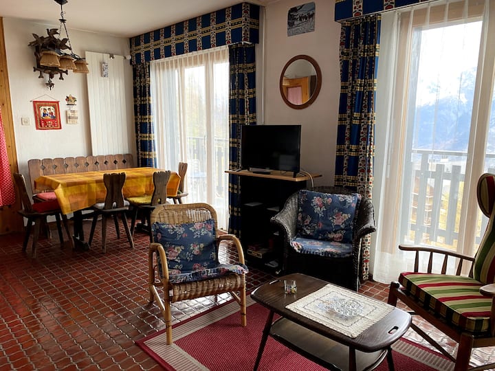 Studio Lumineux Avec Jolie Vue - Nendaz