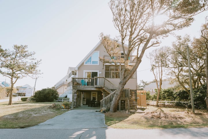 5 Min Walk To Beach L 1 Blk To Dowdy Park L Dog Ok - Nags Head, NC