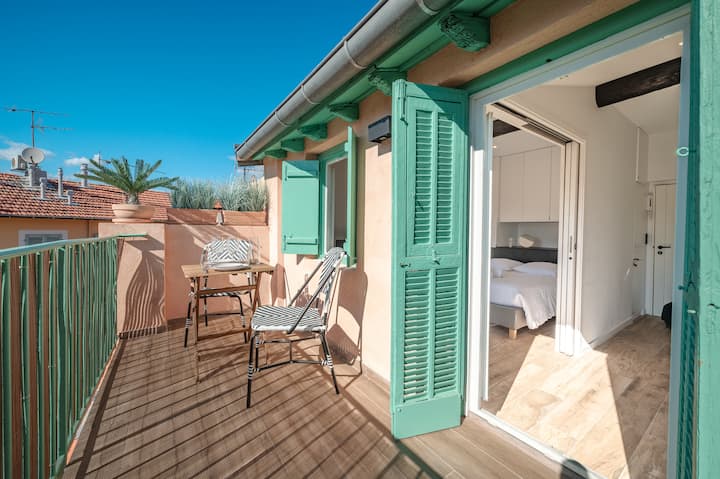 A/c & Amazing Rooftop Vieux Nice #Unique! - Nice