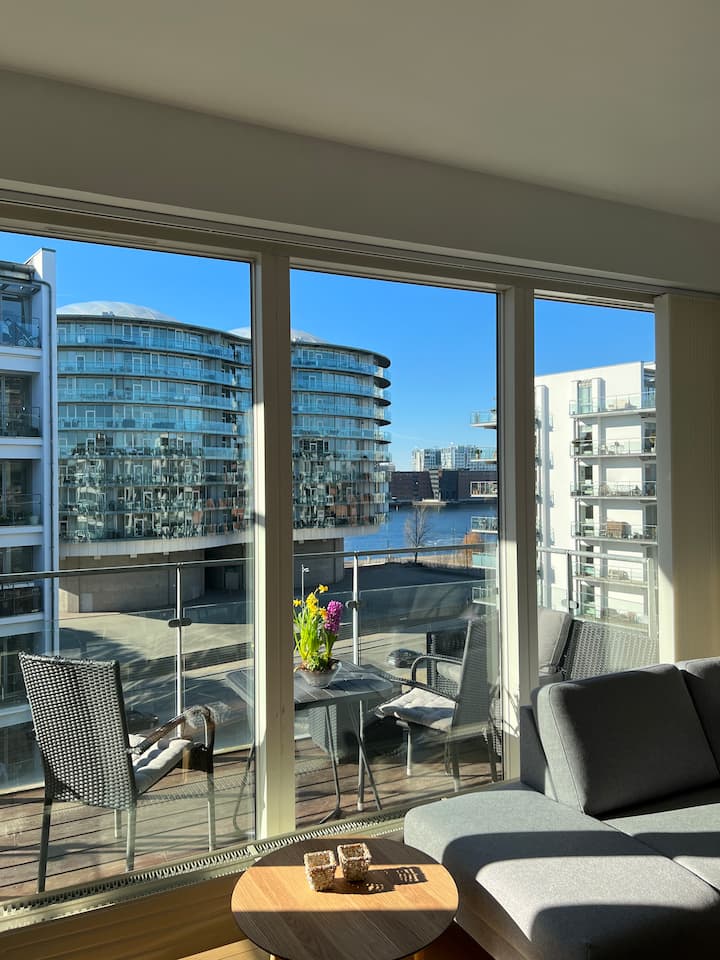 Islands Brygge Med Elevator, Altan Og Vandudsigt - Copenhagen