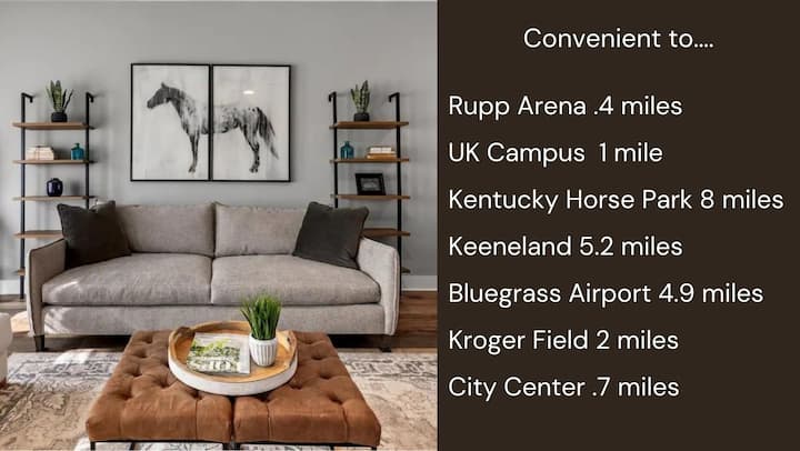 Downtown Townhome. Private Garage + Walk To Rupp. - Lexington, KY