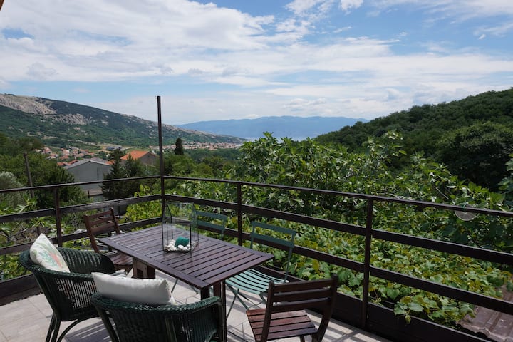 Holiday House With Sea View - Baška