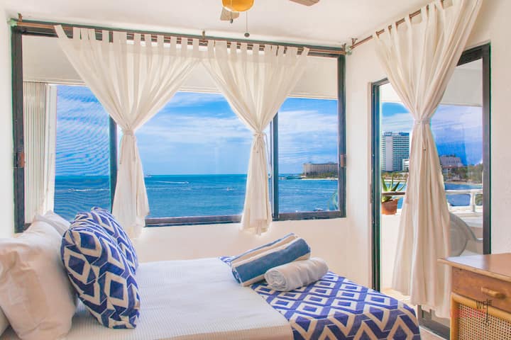 Direct Beach Access, Ocean View, Security 24/7 - Cancún