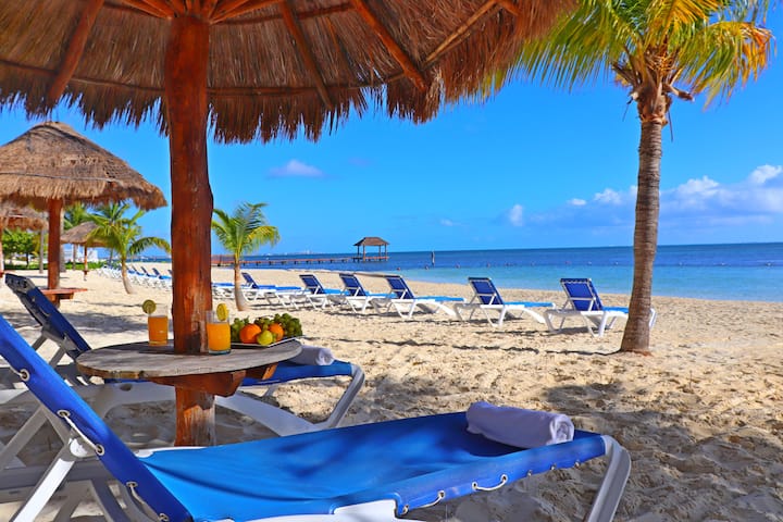 Direct Beach Access, Ocean View, Security 24/7 - Cancún
