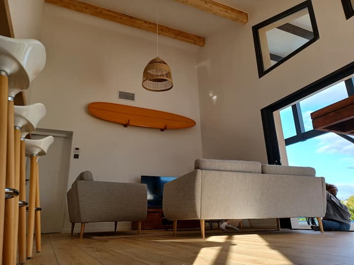 Elegante Villa Avec Piscine+clim - Messanges