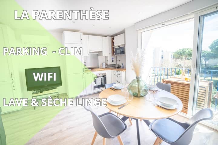 New La Parenthèse 2*-presqu'île-clim-parking-plage - La Grande-Motte