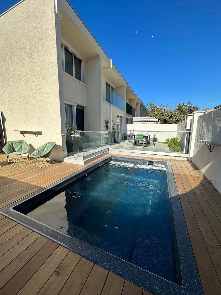 Villa Calme Avec Piscine, Montpellier Centre - Montpellier