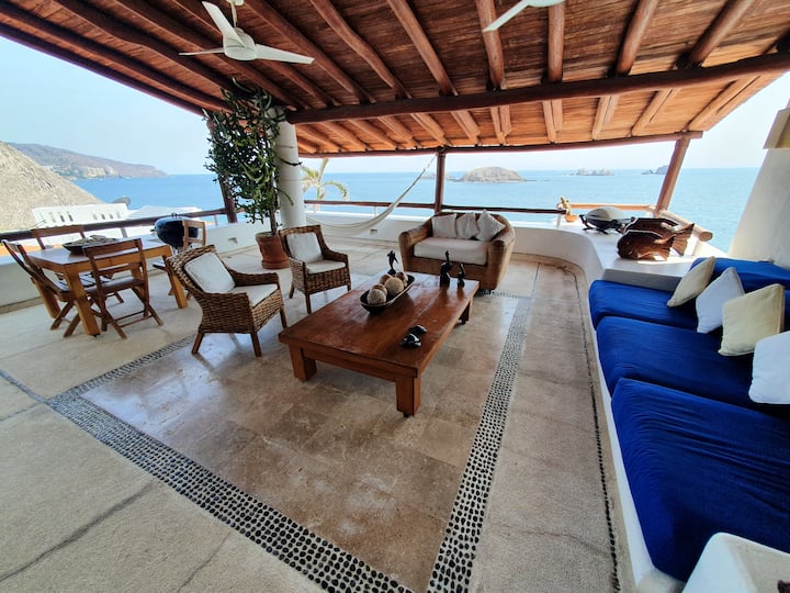 Escape To Paradise: Top Ocean View With Sea Breeze - Ixtapa Zihuatanejo