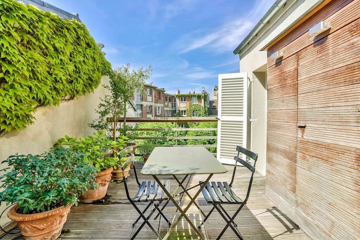 Elegant Duplex Private Patio Sacré-cœur Montmartre - Paris