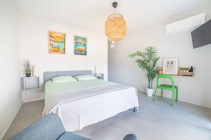 Casa Lc Chambre2 Splendid Vue Mer Jacuzzi - Ajaccio