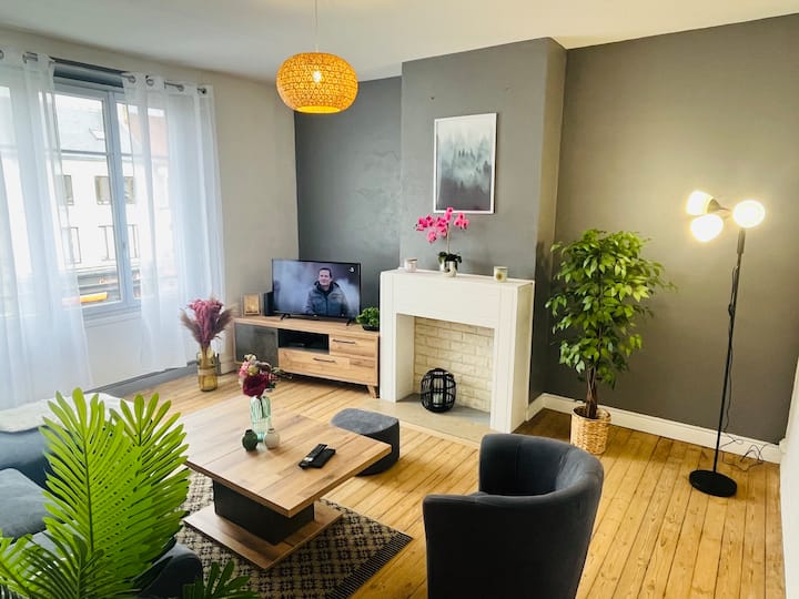 « Bel’ Epoque » Proche Vieille Ville 6 Pers, Wifi - Ambleteuse