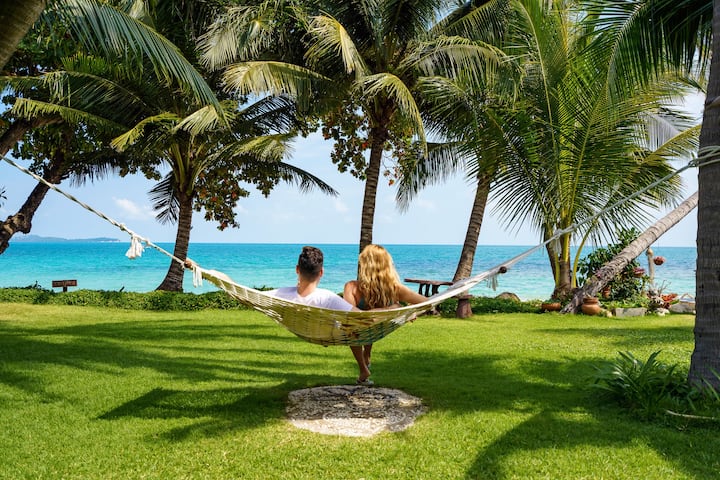 Tropical Garden View Bungalow, Beach Access +Abf - Koh Samui