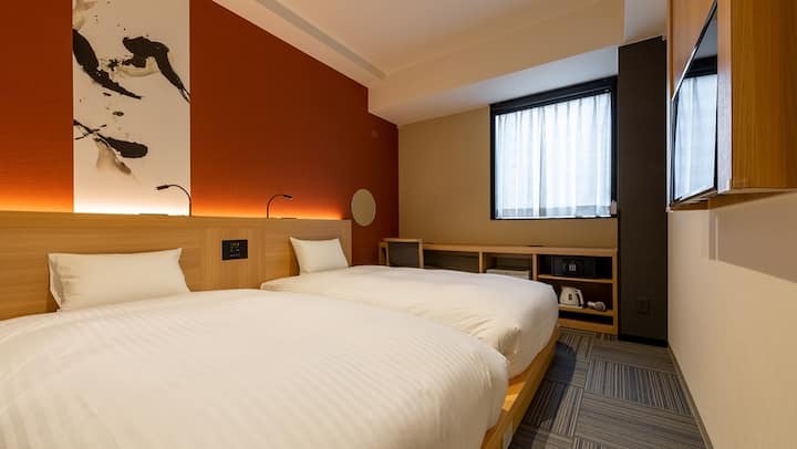 Japanese Style Modern Twin Room/no Smoking/2 Ppl - Kyoto
