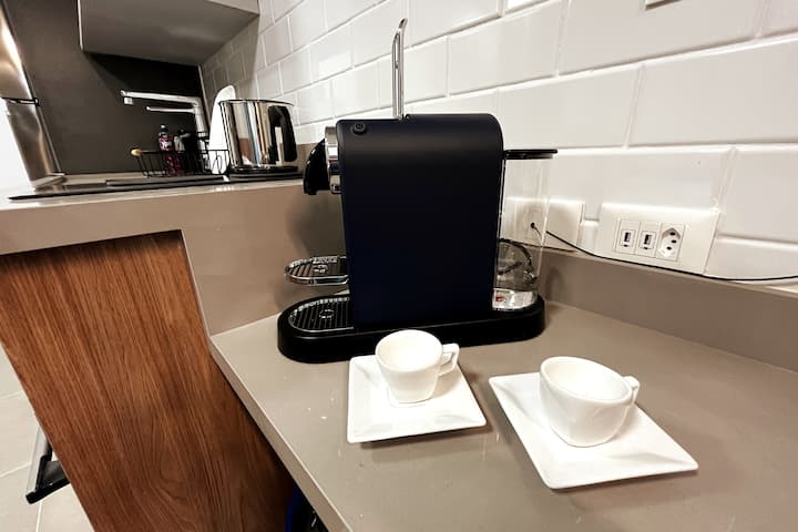 Studio Completo Bairro Nobre Ao Lado Metrô - Congonhas-São Paulo Airport (CHG)