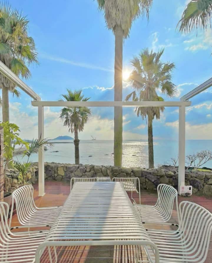 온수풀/바다전망/가족여행/제주감성/독채펜션 - Jeju-si