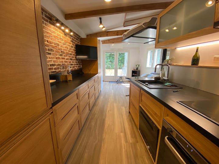 Studio Privé Avec Jardin Et Parking Centre Ville - Nice