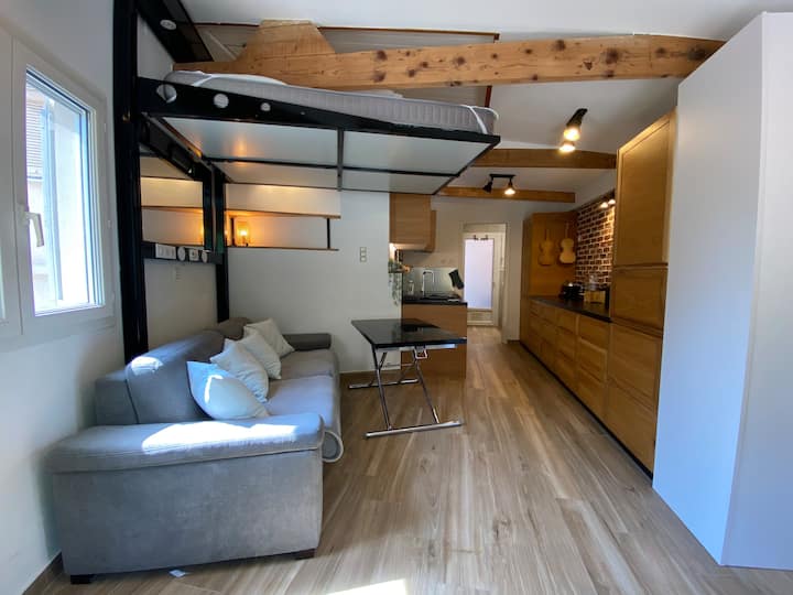 Studio Privé Avec Jardin Et Parking Centre Ville - Nice