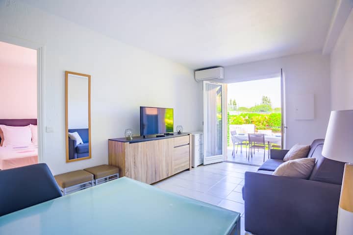 Rez-de-jardin Climatisé Piscine - Mandelieu-la-Napoule