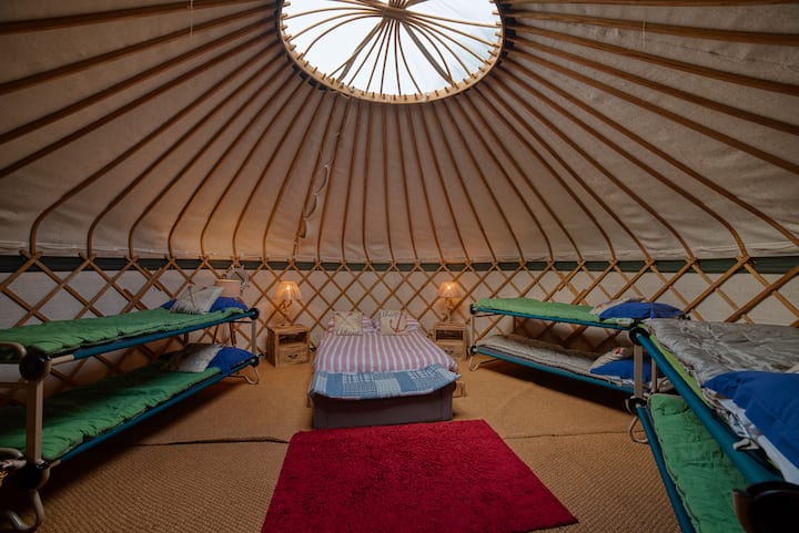 Glamping Luxury Mongolian Yurt - Gurney's Gold - Cromer