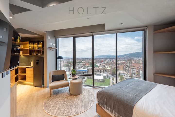 Holtz Ph Luxury 17th Floor Loft With Mountain View - Bogota
