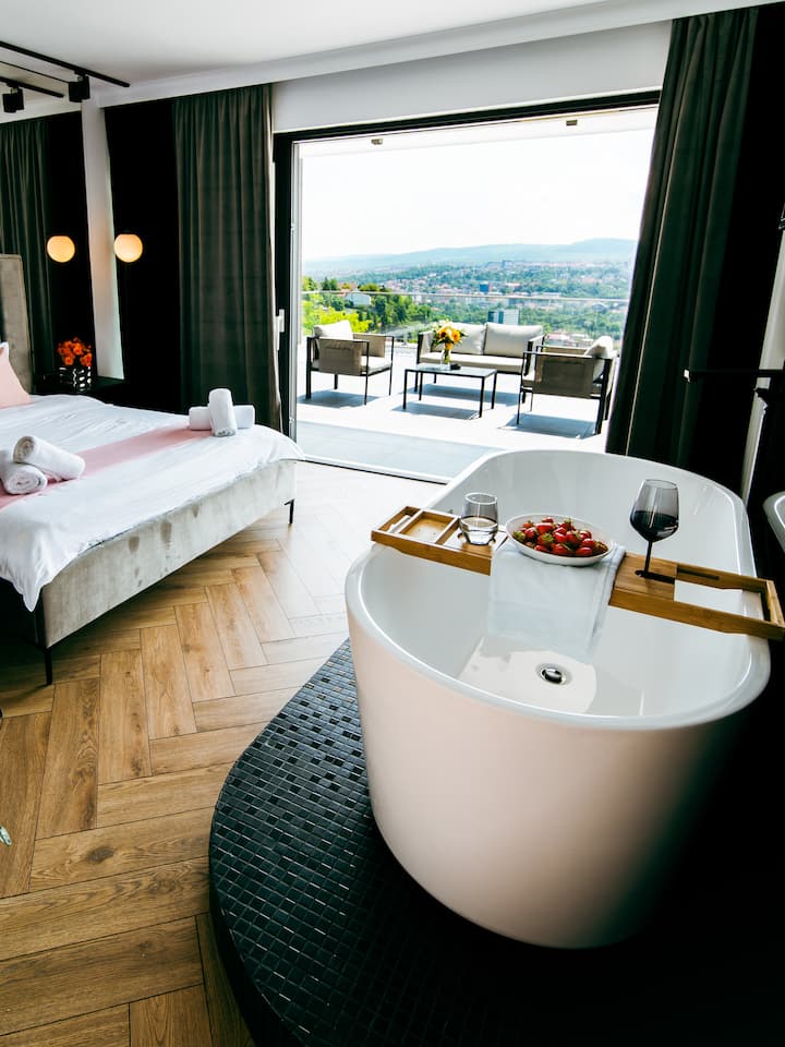 Penthouse Luxury |Cadă îN Dormitor| Evo Panoramic - Cluj-Napoca