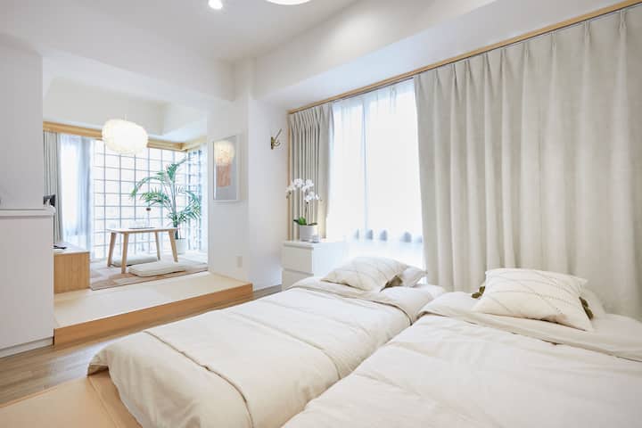 Twin Room/hnd/ueno/hotel/tokyo/asakusa/akihabara - Ueno