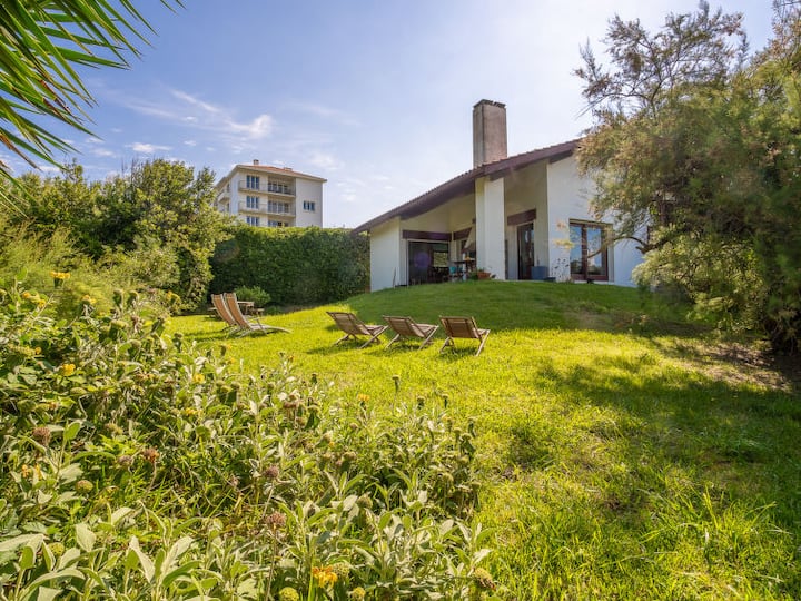Maison Basque - Vue Océan - 10 Pers - Plage - Bidart