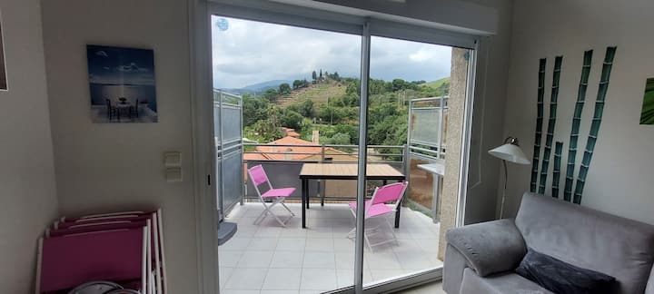 Grand Appartement Duplex 90m2  Plage Des Elmes - Port-Vendres