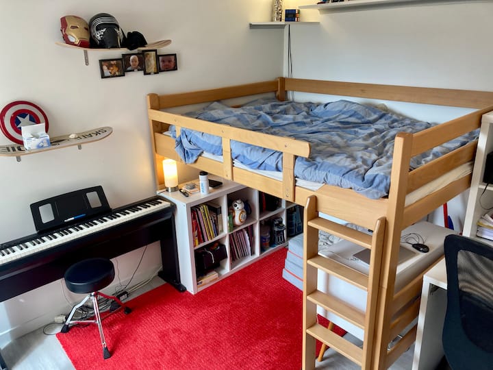 Chambre Avec Lit 140 Et Terrasse Privative - Montpellier