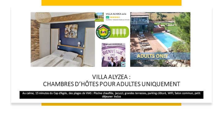 Chambre D'hôtes,chambre Saint Chinian Adulte - Vias