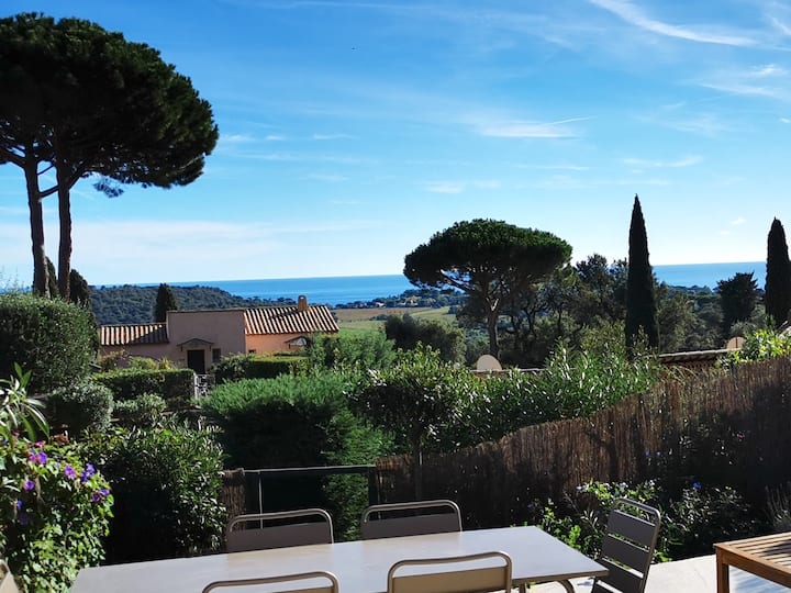 Mas, Vue Mer - La Croix Valmer - Ramatuelle