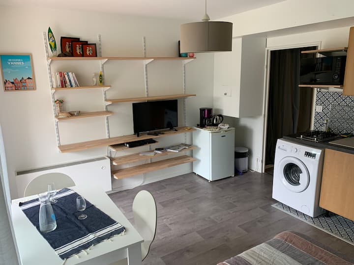 Studio Cosy Calme Balcon Fibre Et Parking à Vannes - Vannes