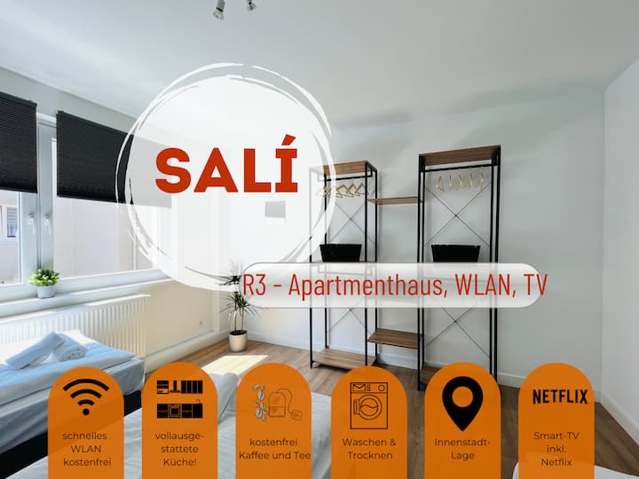 Sali - R3 - Apartmenthaus, Wlan, Tv - Remscheid