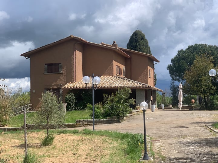 Villa Padronale Con Parco - Viterbo