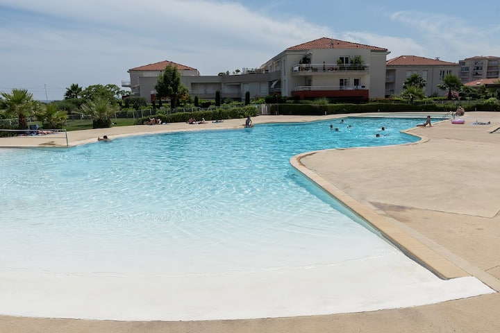 3 Pièces Juan Les Pins Avec Piscine, Proche Plage - Juan les Pins